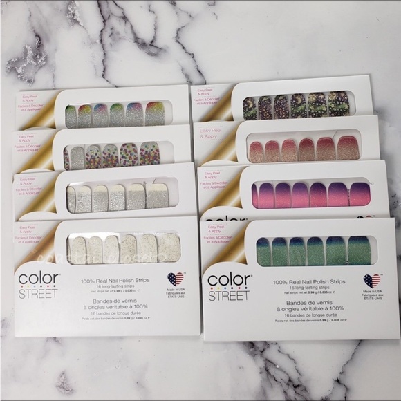 Color Street | Makeup | Color Street Nail Strips Bundle 8 Sets | Poshmark